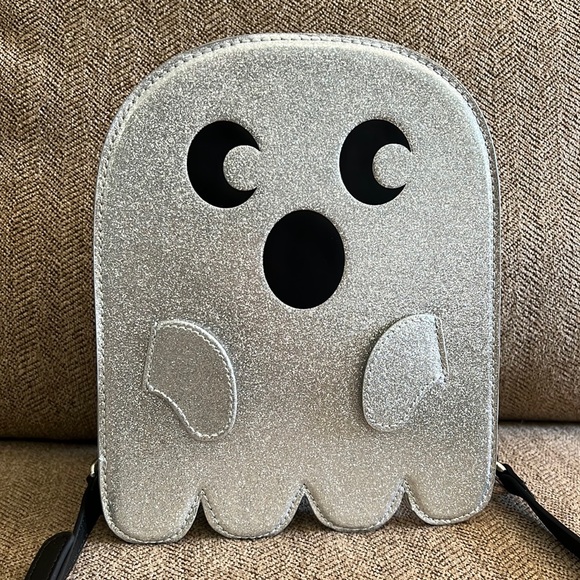 Bags | New Halloween Silver Sparkle Glitter Ghost Tiktok Viral ...